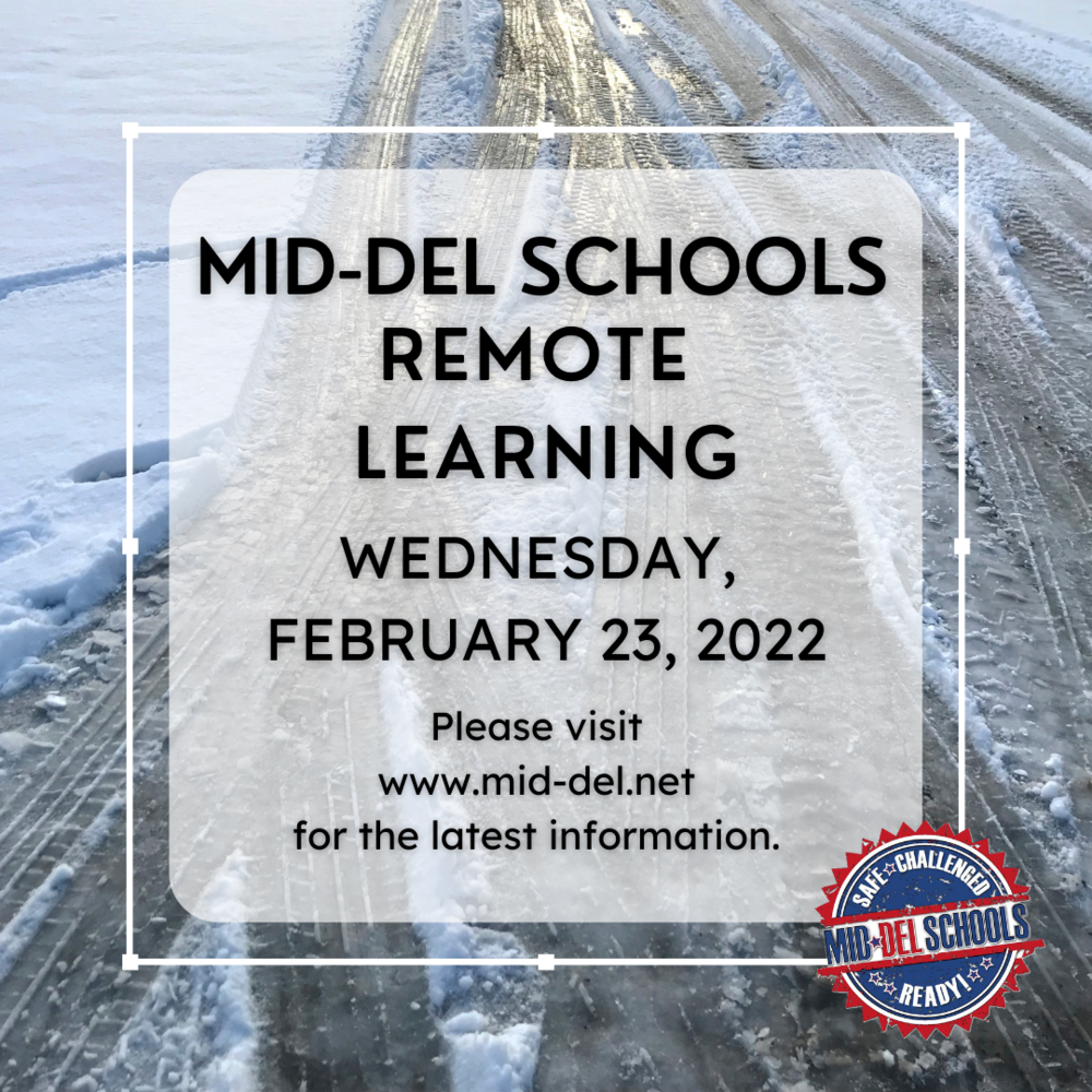 February 23, 2022 Remote Learning Day in Mid-Del | Midwest City ...