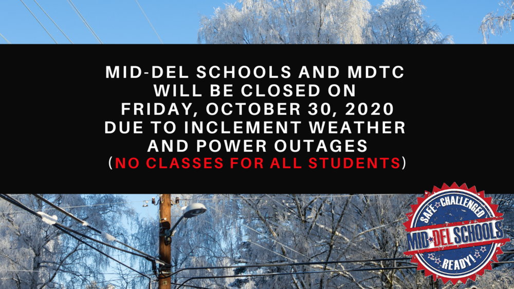 Mid-Del Schools Will Be Closed on October 30, 2020 | Country Estates ...