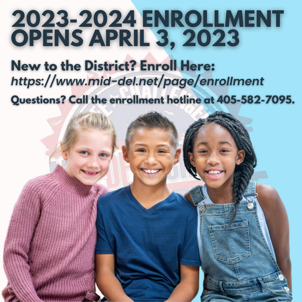 Enrollment for students NEW to Mid-Del Schools OPENS APRIL 3 | Epperly ...